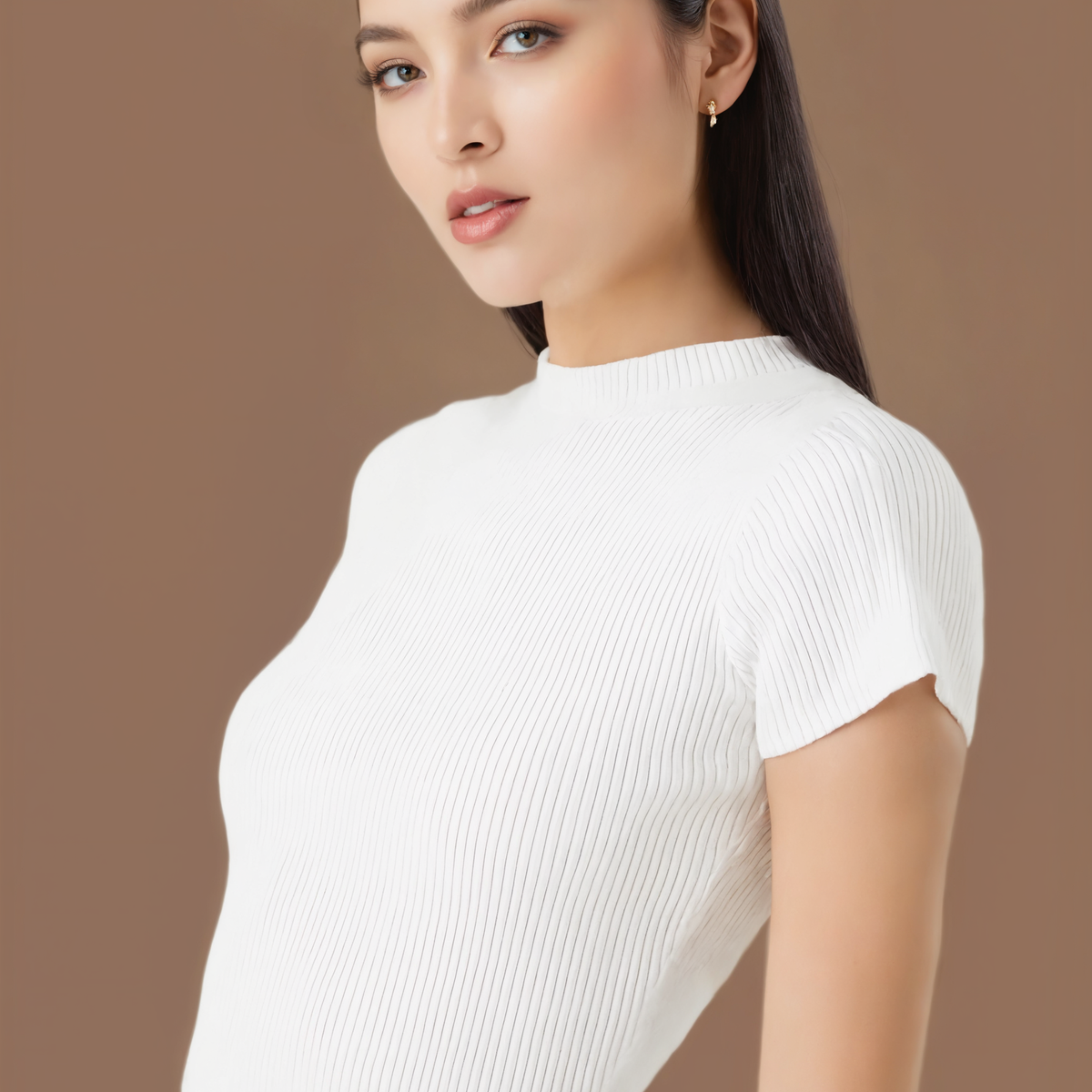 Flora - Short Sleeve Crop Top – Just Crop Top